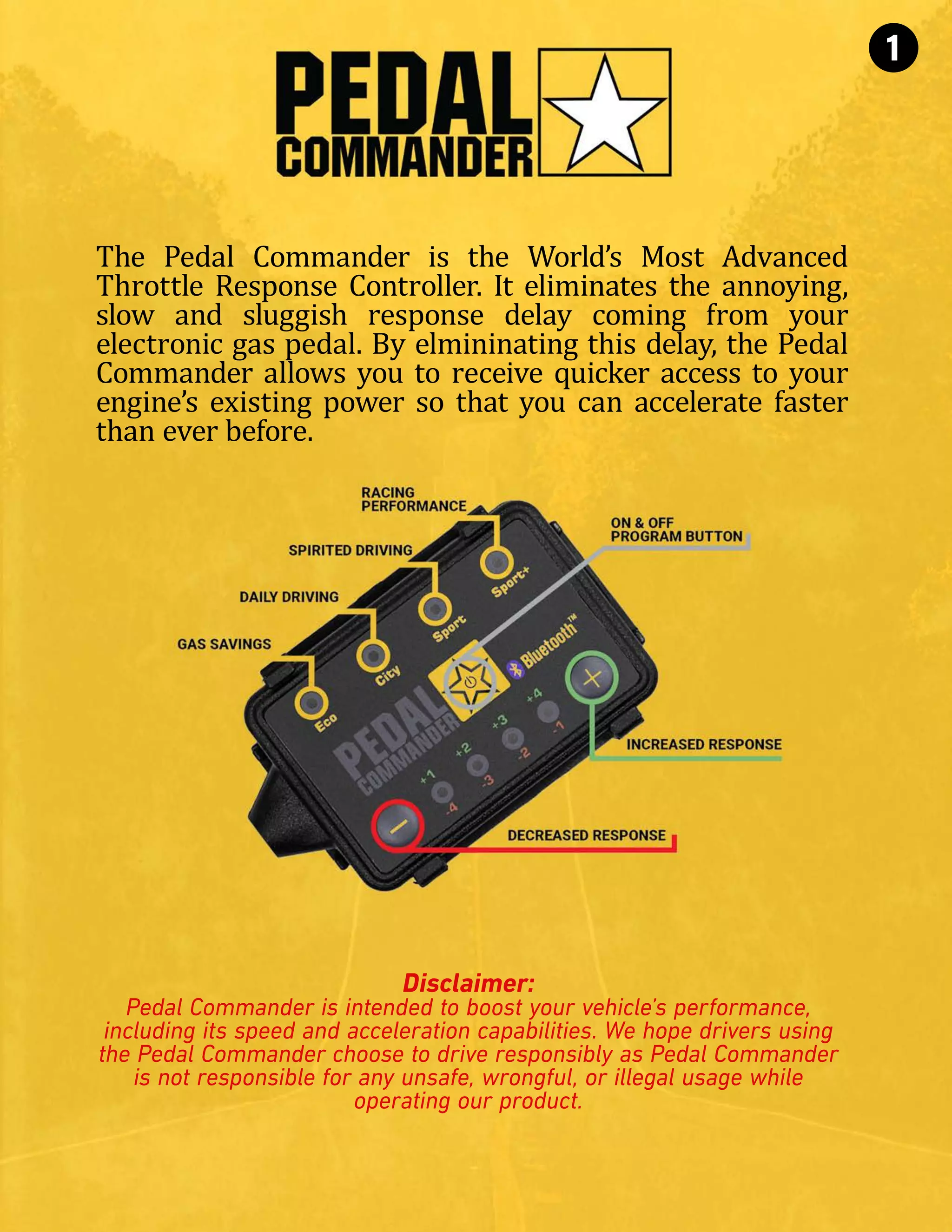 Pedal Commander User Guide | PDF