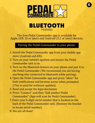 Pedal Commander User Guide | PDF