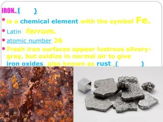 OFFICIAL PREPARATIONS..VIZ IRON,IODINE,CALCIUM.. | PPT