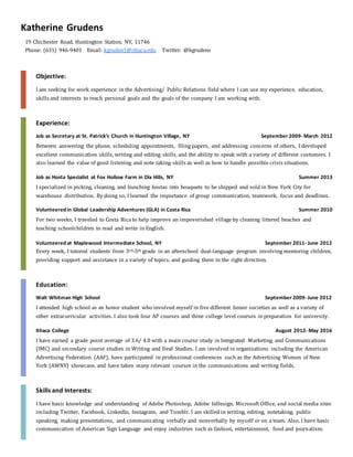 Official Resume | DOCX