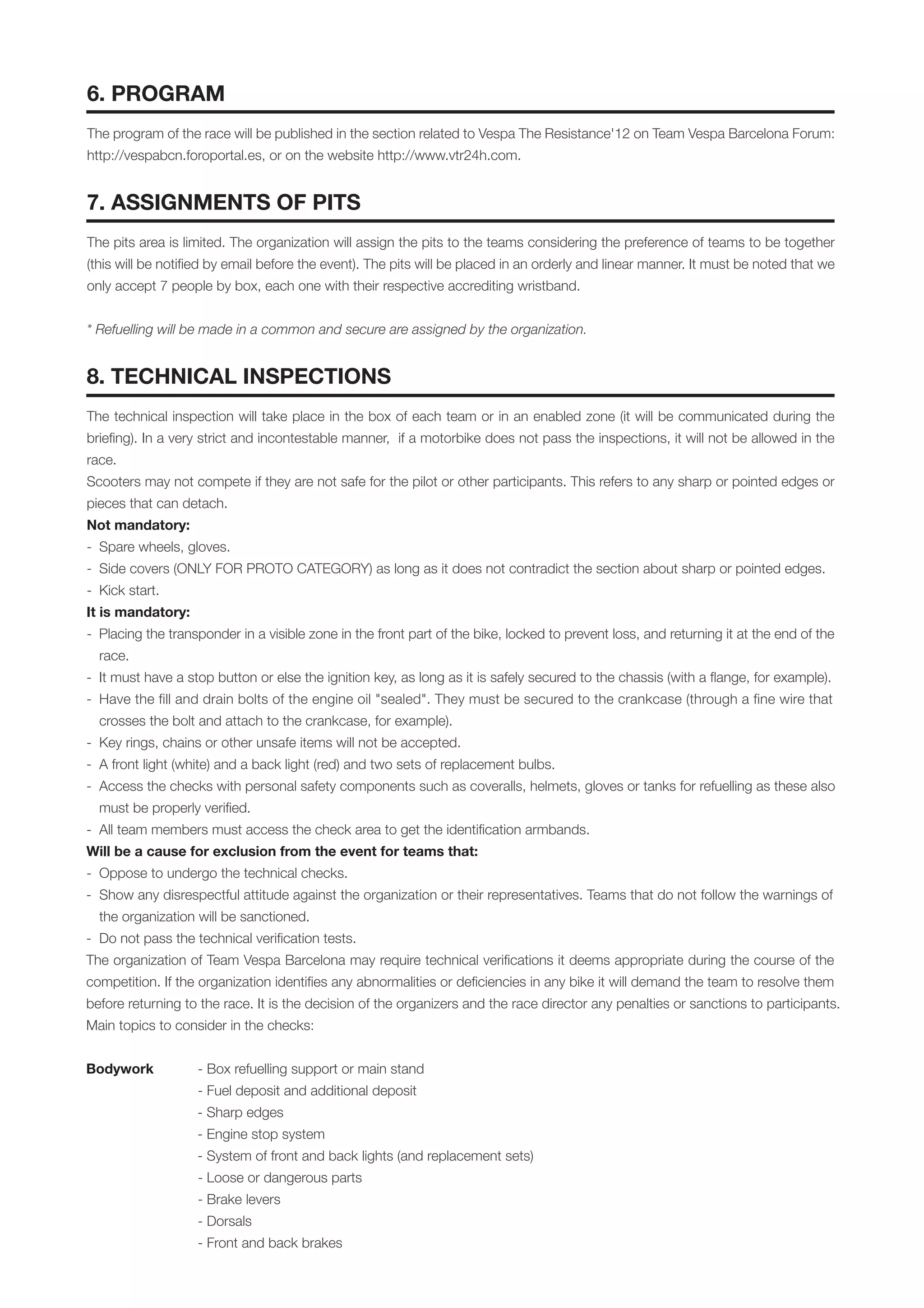 Official rules | PDF