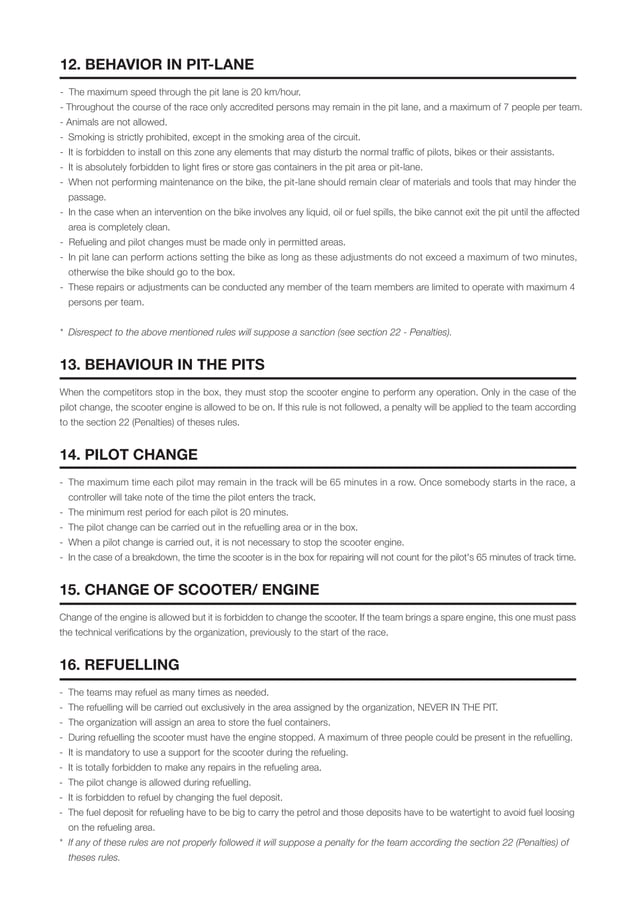 Official rules | PDF