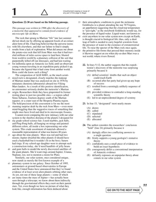 Official sat practice_test_2001 | PDF