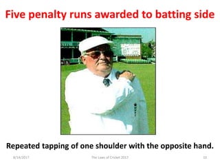 Official signals in cricket | PPTX