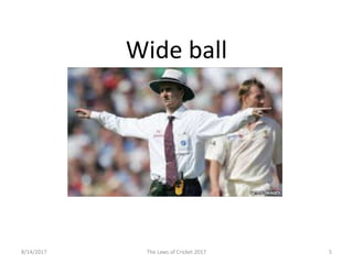 Official signals in cricket | PPTX