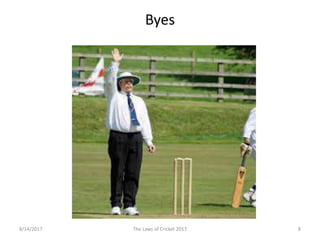 Official signals in cricket | PPTX