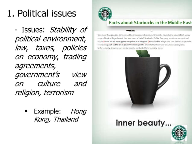 Starbucks - PESTLE ANALYSIS | PPTX