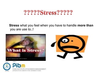 presentation on stress management | PPTX