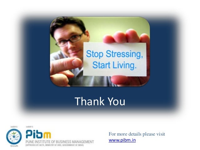 presentation on stress management