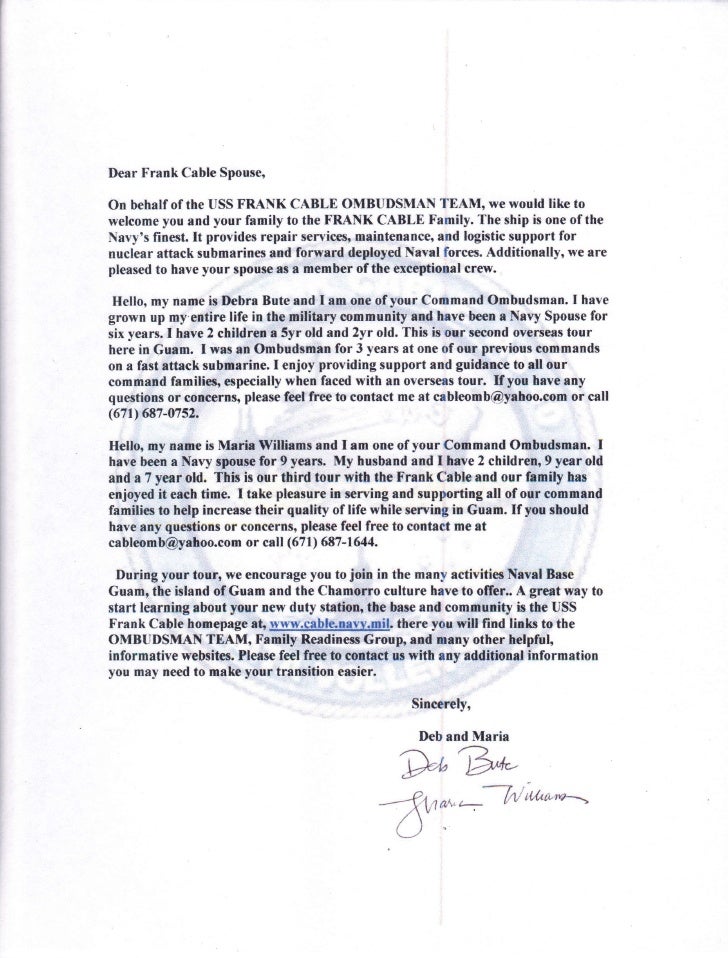 Official welcome aboard package