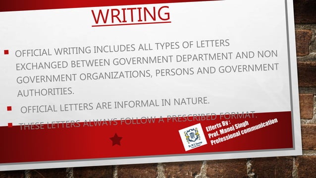 Official writing | PPT