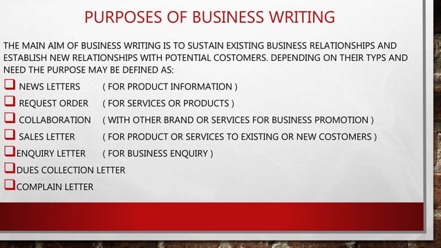 Official writing | PPT