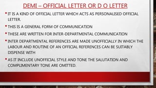 Official writing | PPTX | Email | Internet