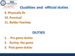 Sports Officiating | PPTX