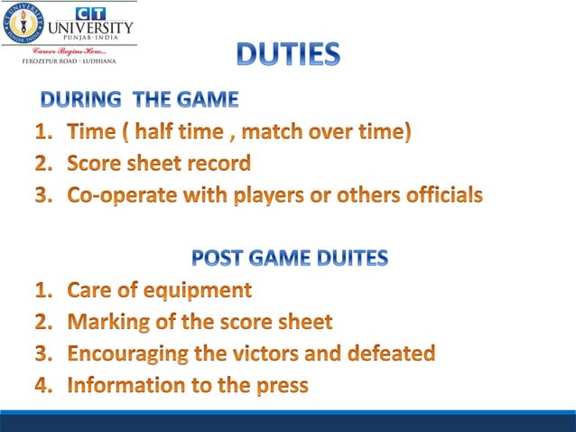 Sports Officiating | PPTX | Sports