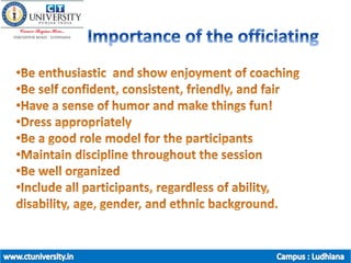 Sports Officiating | PPTX