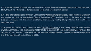 Historical development of track and field | PPT