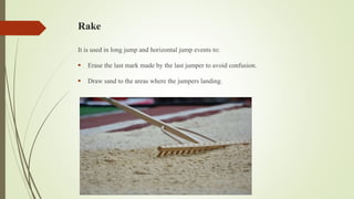 Equipment used when officiating athletes | PPTX