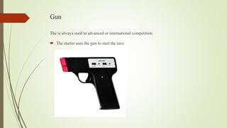 Equipment used when officiating athletes | PPTX