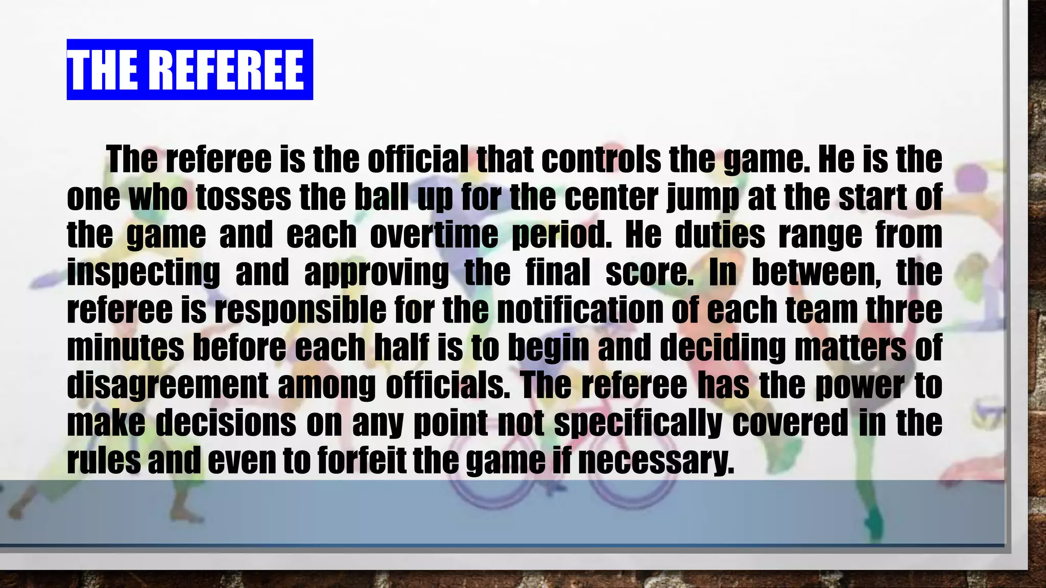 Officiating officials in Basketball.pptx