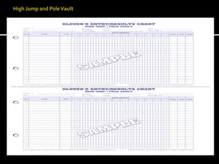 Officiating track and field events | PPTX