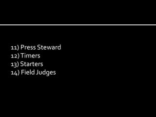 Officiating track and field events | PPTX