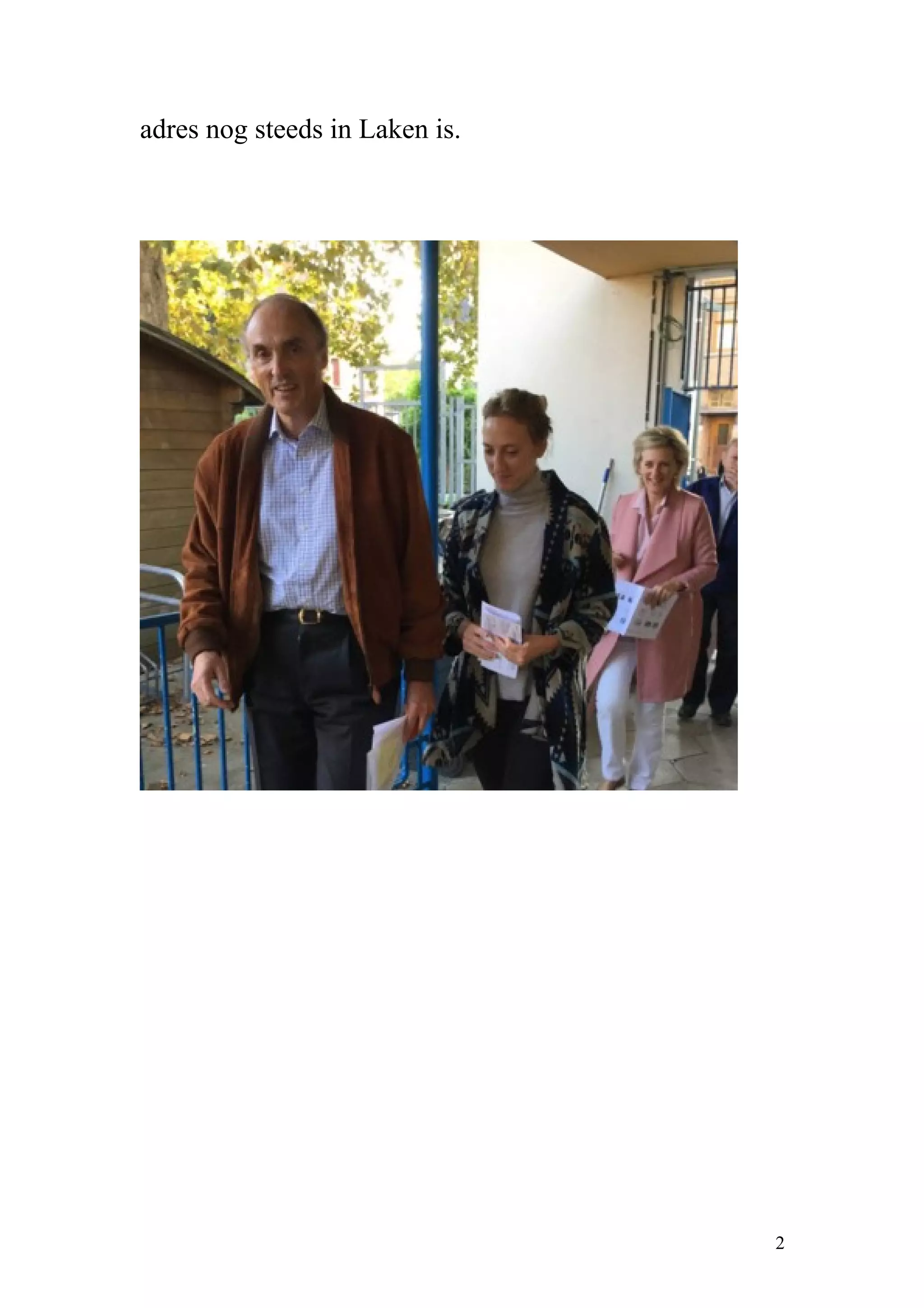 Officieel adres prinses Maria Laura nog steeds in Laken | PDF