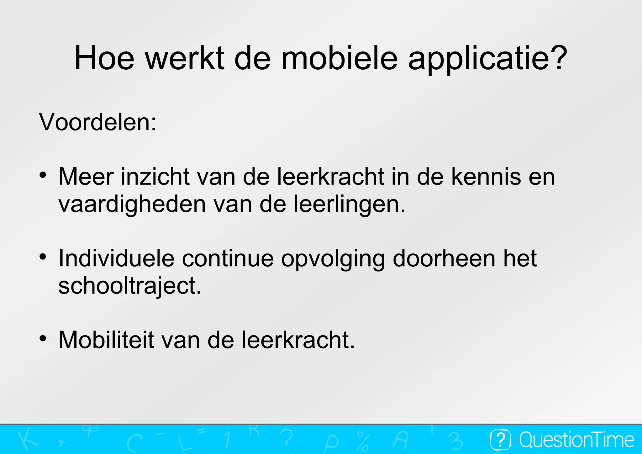Officiele presentatie - Question Time | PPT