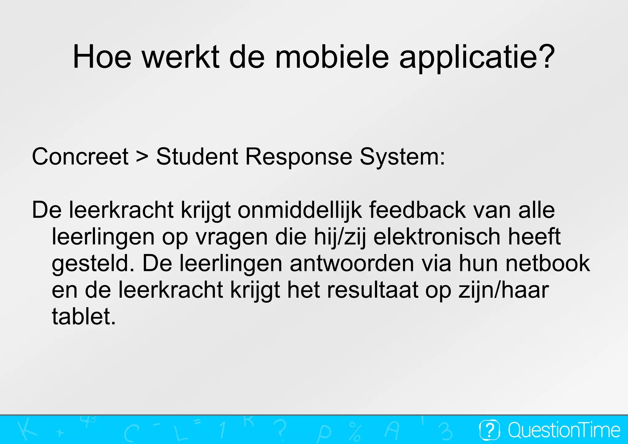 Officiele presentatie - Question Time | PPT