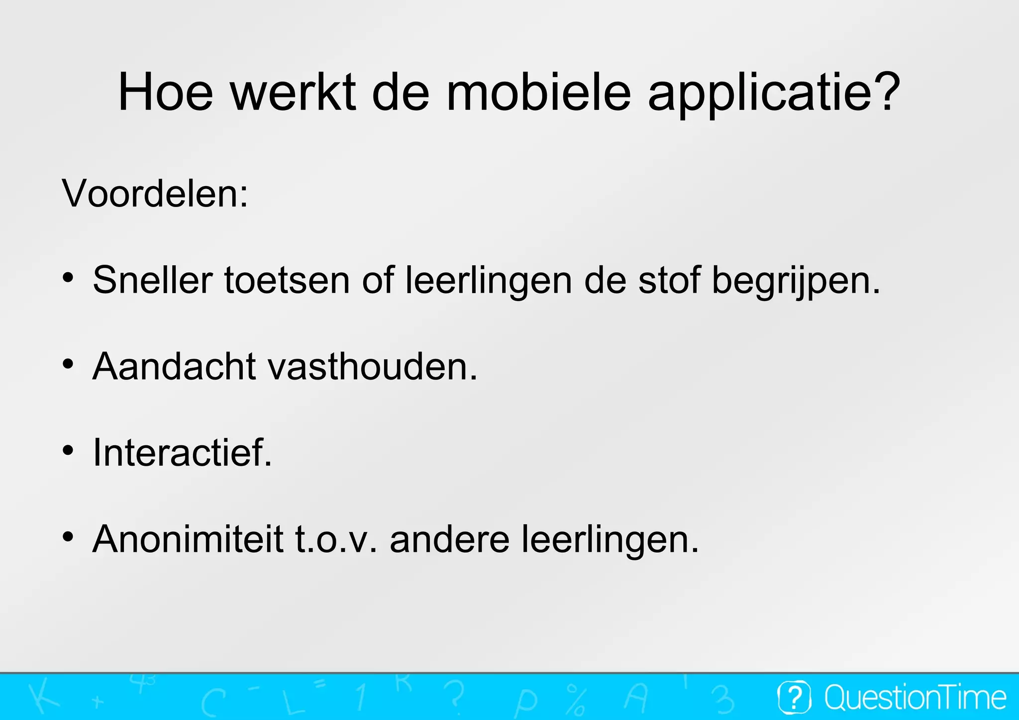 Officiele presentatie - Question Time | PPT