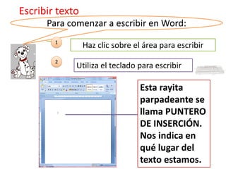 conceptos y uso de microsoft Word y su aplicación | PDF