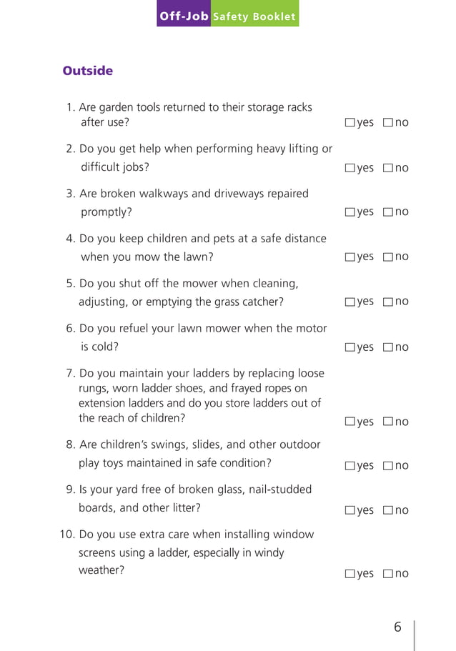 Off job safety english | PDF