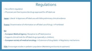 Off Label drugs: Extent, Issues & examples | PDF