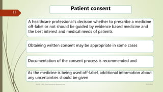 Off label use | PPTX