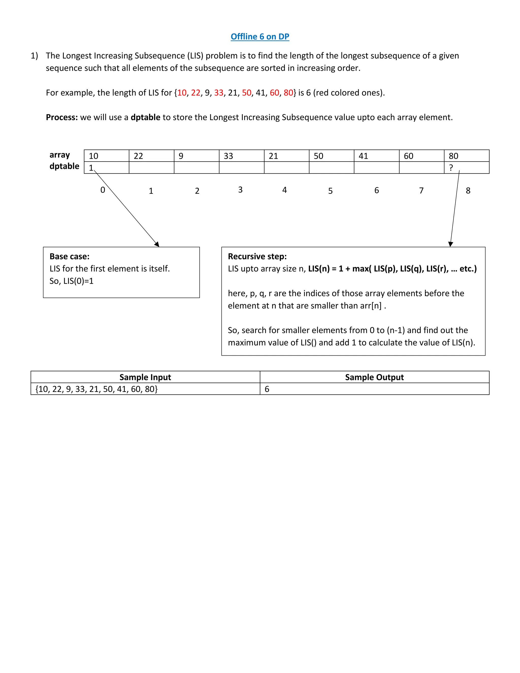 DS & Algo 6 - Offline Assignment 6 | PDF