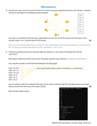 DS & Algo 1 - Offline Assignment 1 | PDF