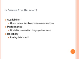 Mobile Offline OData Framework for Azure | PPTX
