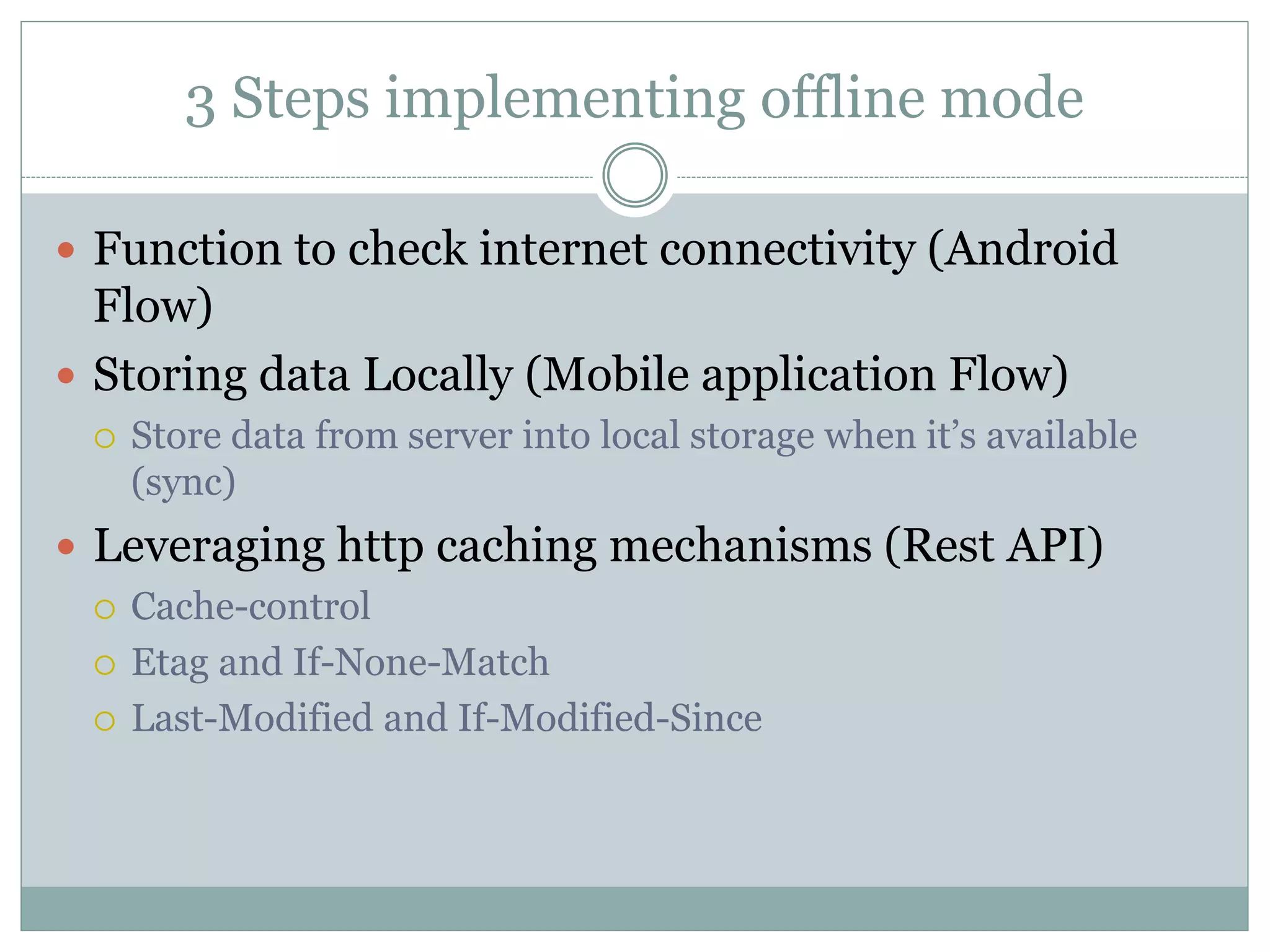 Offline concept Mobile apps | PPTX