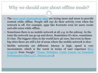 Offline concept Mobile apps | PPTX
