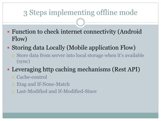 Offline concept Mobile apps | PPTX
