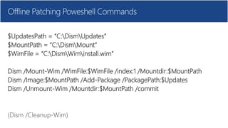 Microsoft Windows 10 Bootcamp - MDT Offline media | PPT
