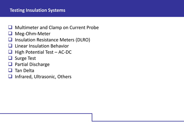 OFFLINE MOTOR TEST R K GUPTA | PPTX