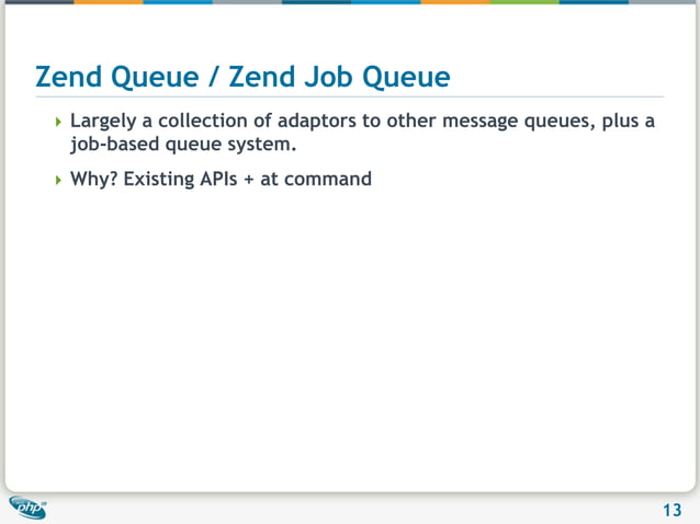 Message Queues & Offline Processing with PHP | PPT