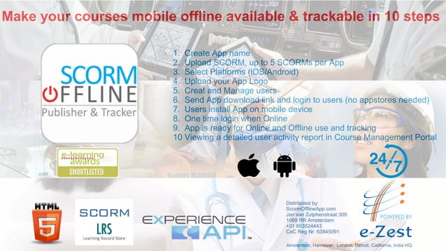 Offline scorm player for iphone, ipad and android | PPT