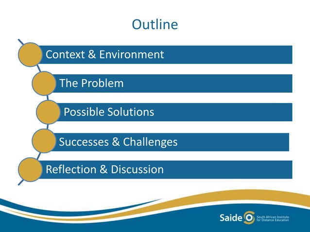 Offline solutions for online learning eLA 2014 | PPT