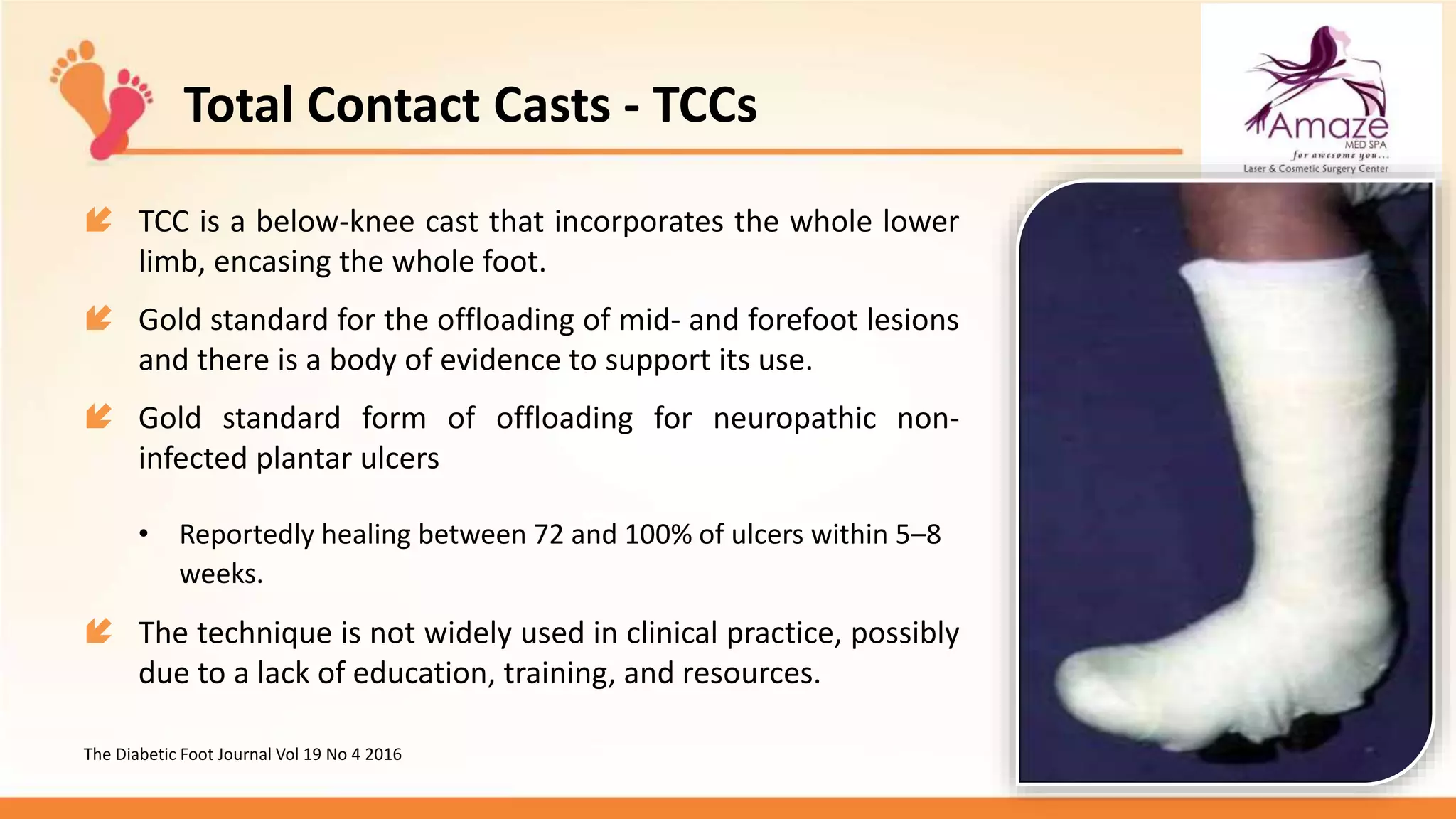 Offloading in diabetic foot | PPTX