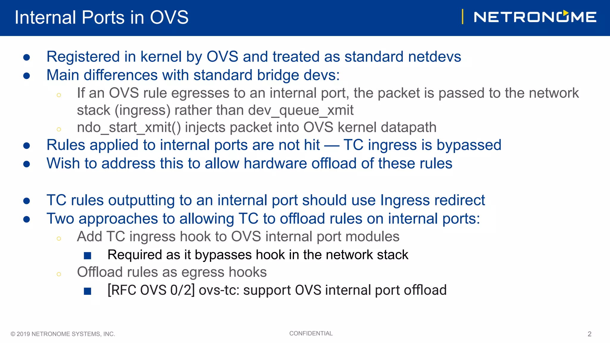 Offloading TC Rules on OVS Internal Ports | PDF | Computer Networking | Computing