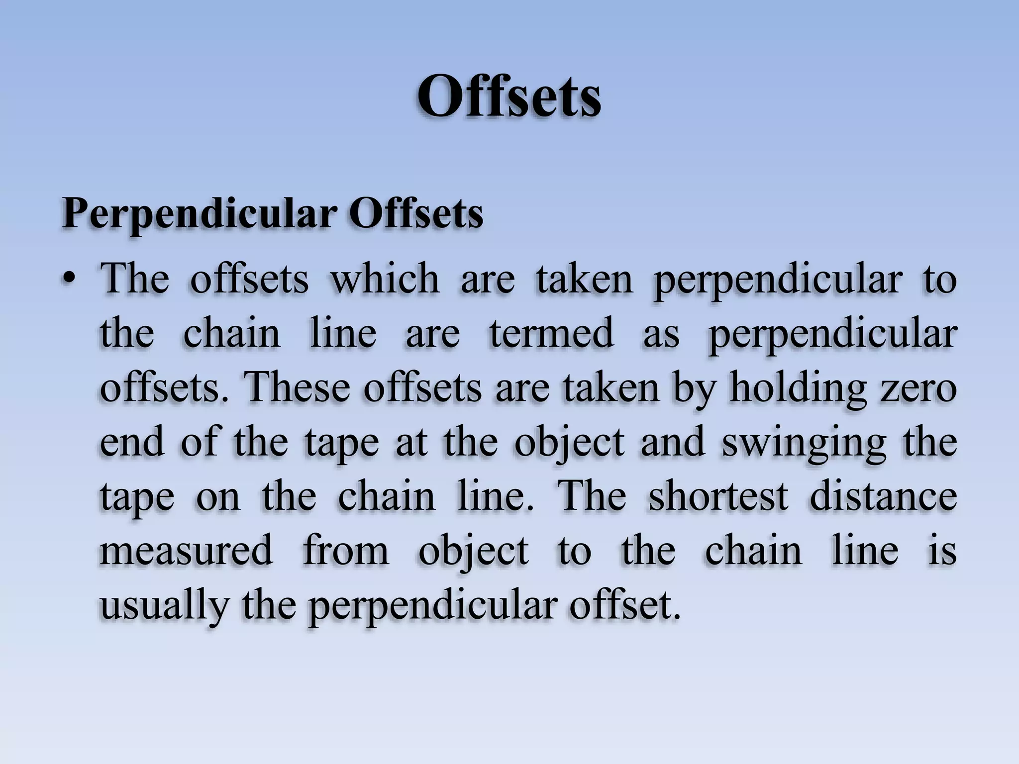 Perpendicular Offset | PPTX