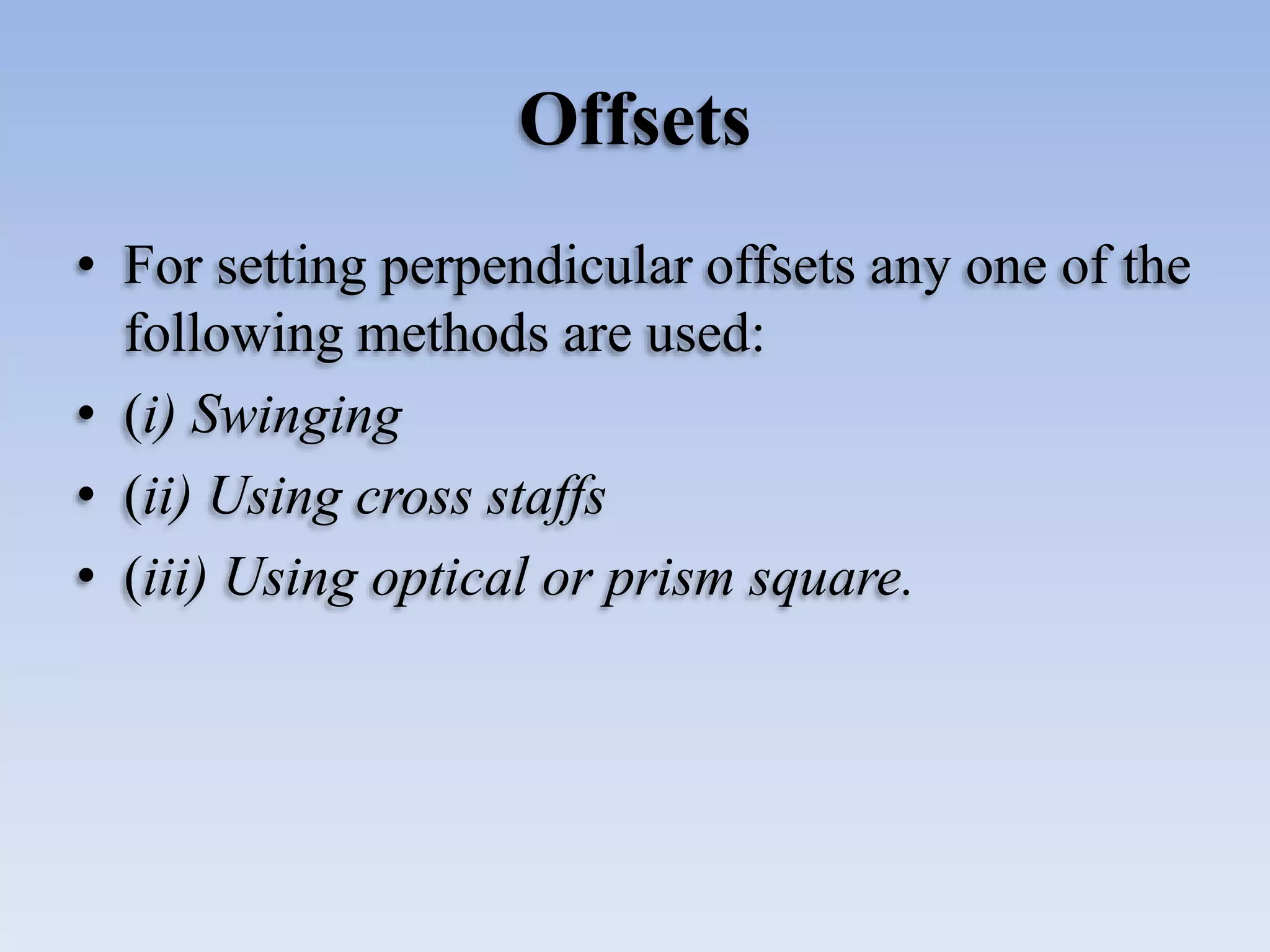 Perpendicular Offset | PPTX