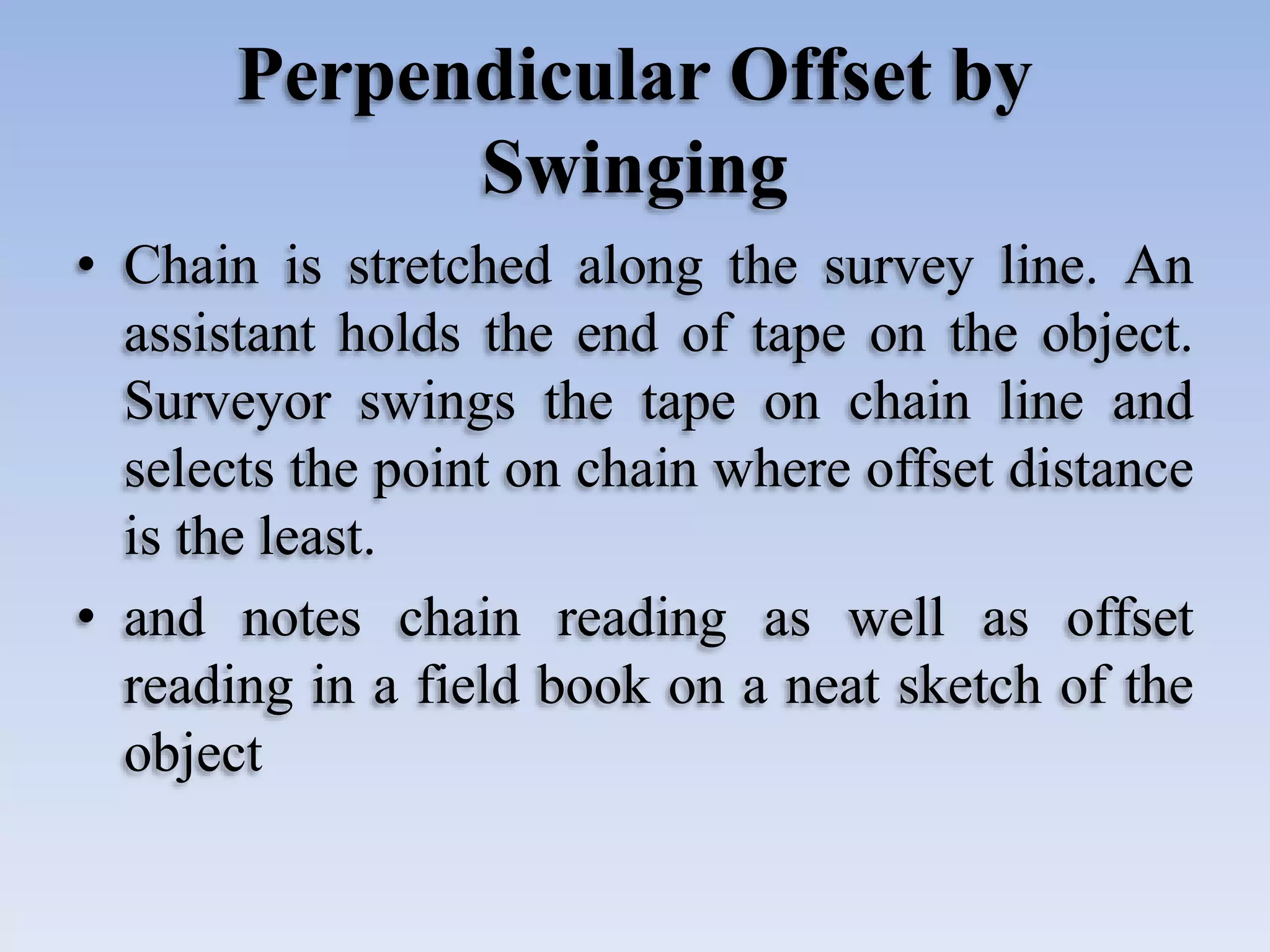 Perpendicular Offset | PPTX